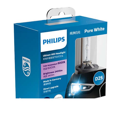 PHILIPS หลอดไฟหน้ารถยนต์ Xenon HID D2S 6000K | Shopee Thailand
