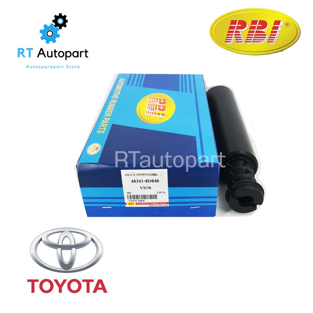 RBI กันกระแทกโช้คหลัง Toyota Vios NCP41 ปี03-07 / กันฝุ่นโช้ค กันกระแทก ...