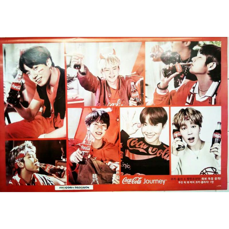 BTS & COKE POSTER IN KOREA(B) | Shopee Thailand