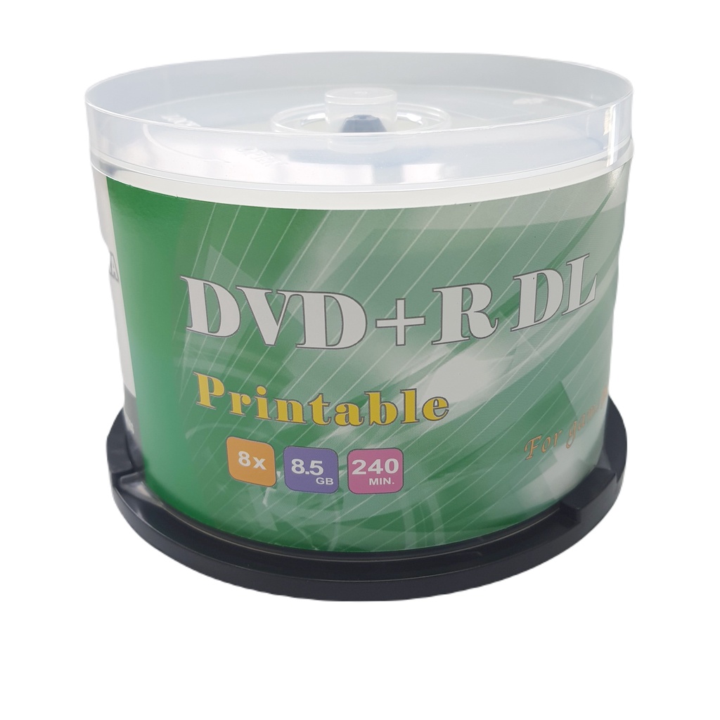 Mr.DATA DVD+R DL 8.5GB (Pack 5/10/50) 8X WHITE Inkjet Printable หน้าปริ ...