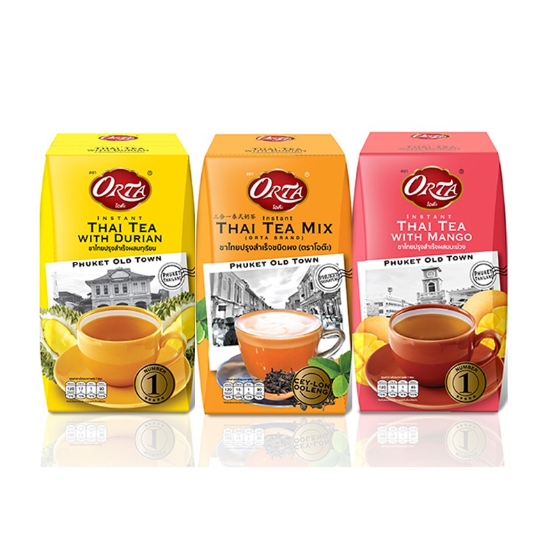 เซ็ทรวมชาไทย 3in1 SET Thai Tea Mix | Shopee Thailand