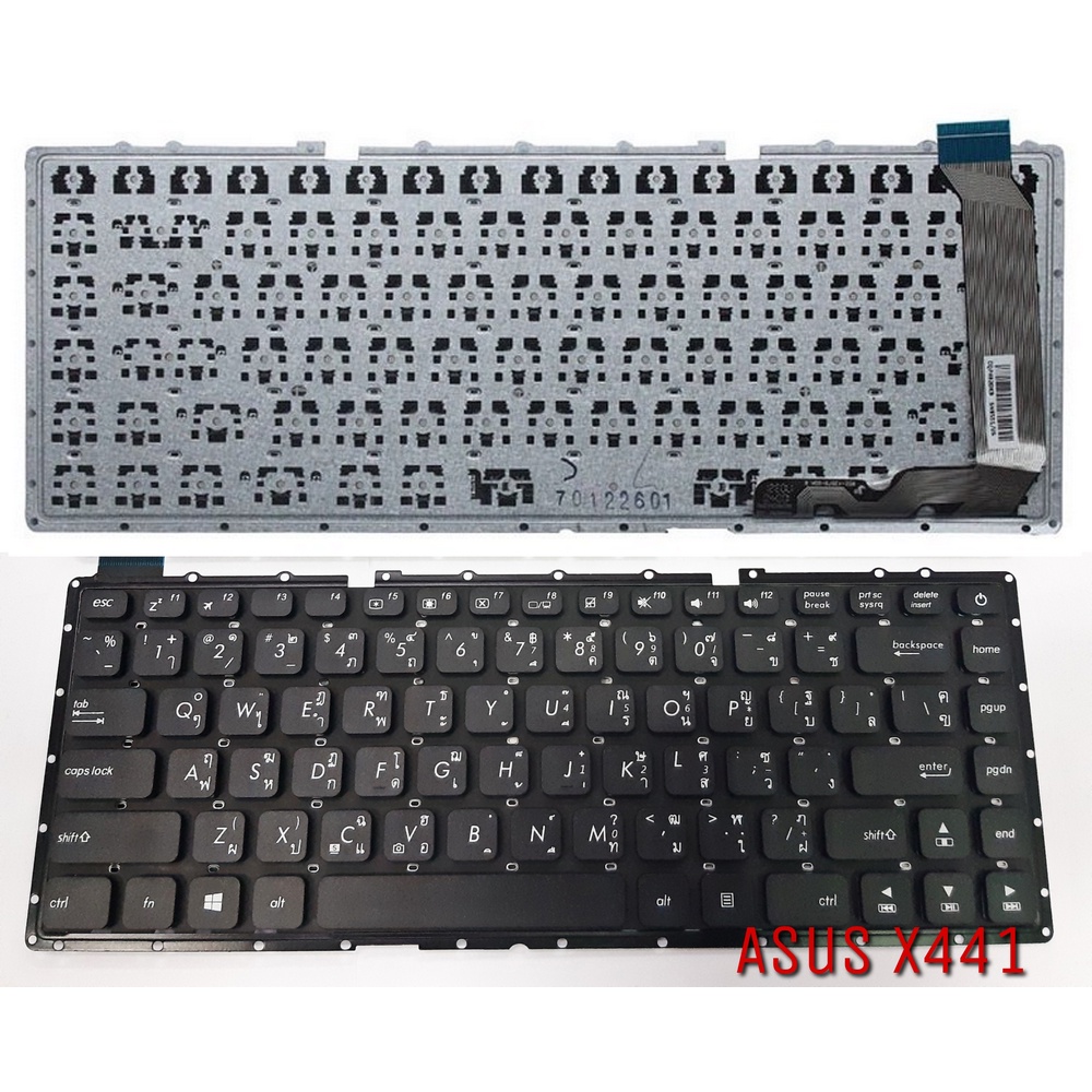 Keyboard Asus K441U X441 X441N ประกัน 6 เดือน | Shopee Thailand
