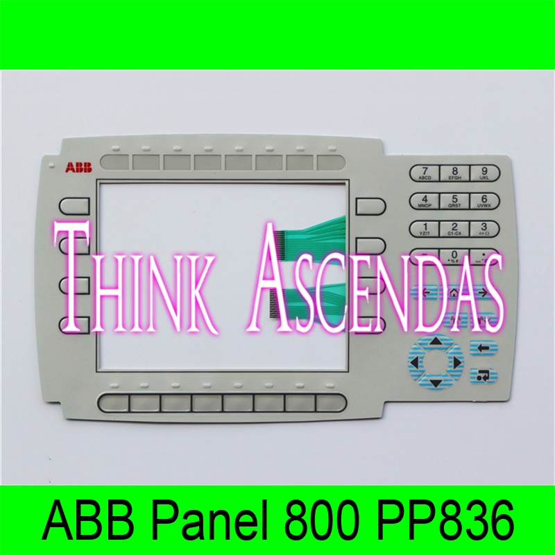 แผง ABB 800 PP836 3BSE042237R1 / ABB PANEL 800 PP836A / ปุ่มกดเมมเบรน ...