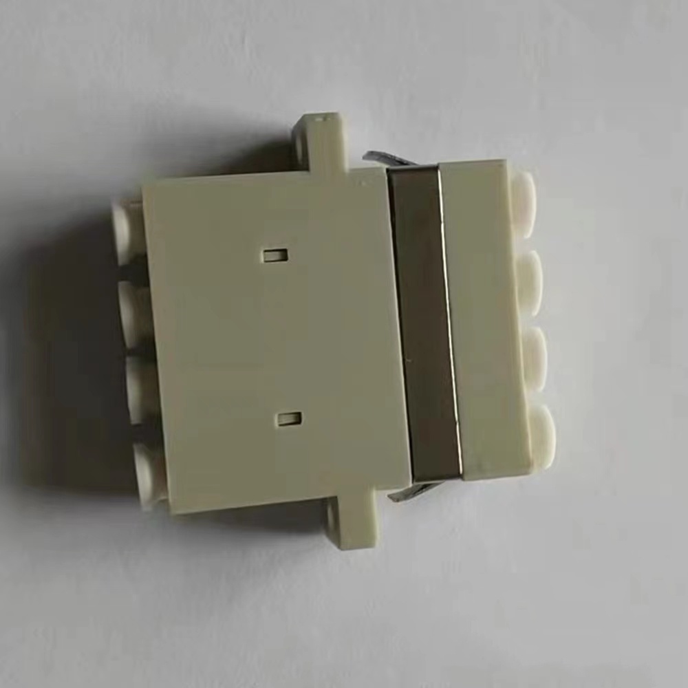 100pcs LC Quad adapter SM MM LC/APC Quadruple optical fiber coupler OM3 ...