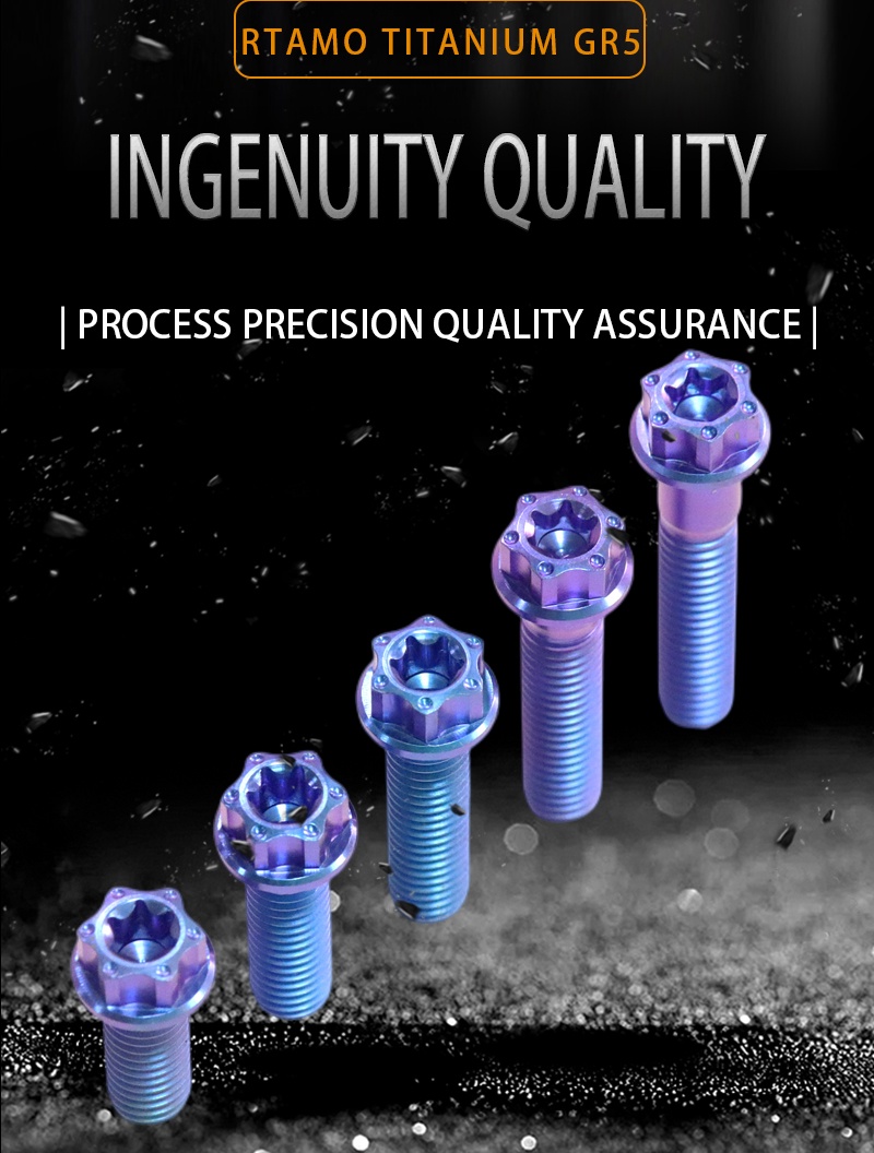 RTAMO Titanium Gr5 M8(#10)x15-120L 13D CNC Bolt Xmax Forza คาลิปเปอร์ ...