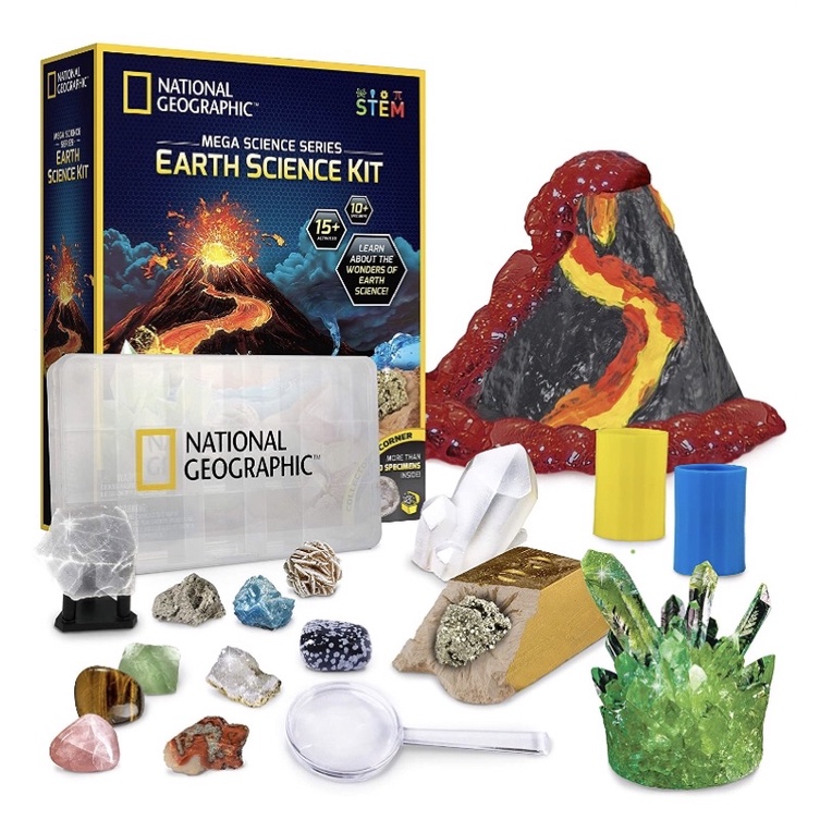 ชุดทดลองทางวิทยาศาสตร์ชุดใหญ่ NATIONAL GEOGRAPHIC Earth Science Kit ...