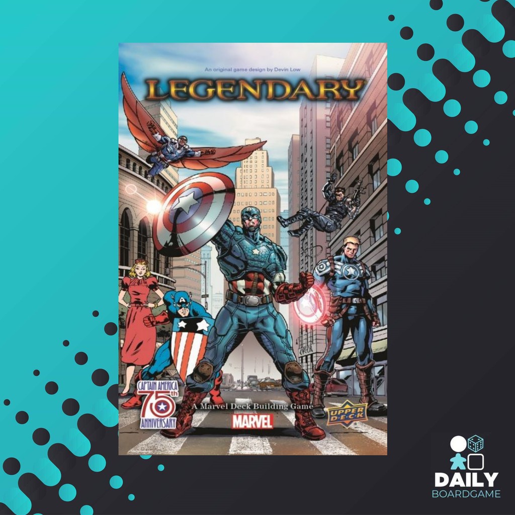 Legendary: Marvel Deck Building Game – Captain America 75th Anniversary ...