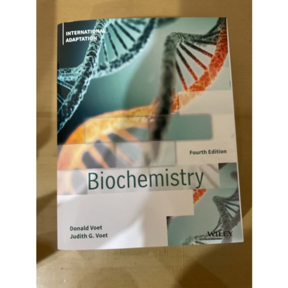 Biochemistry, 4th Edition, International Adaptation by Voet (Wiley ...