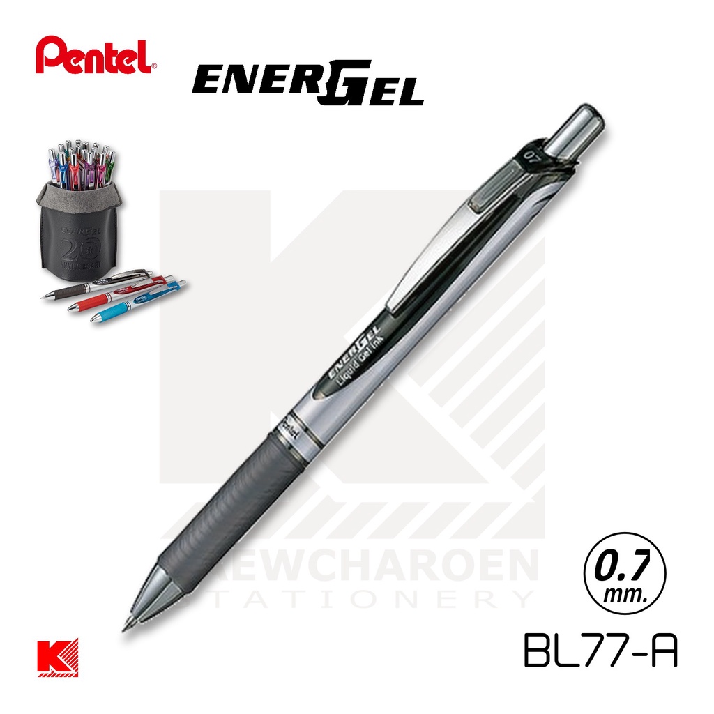 Pentel Energel Delux ปากกาเจล รุ่น BLN75 0.5 และ BL77 0.7 | Shopee Thailand