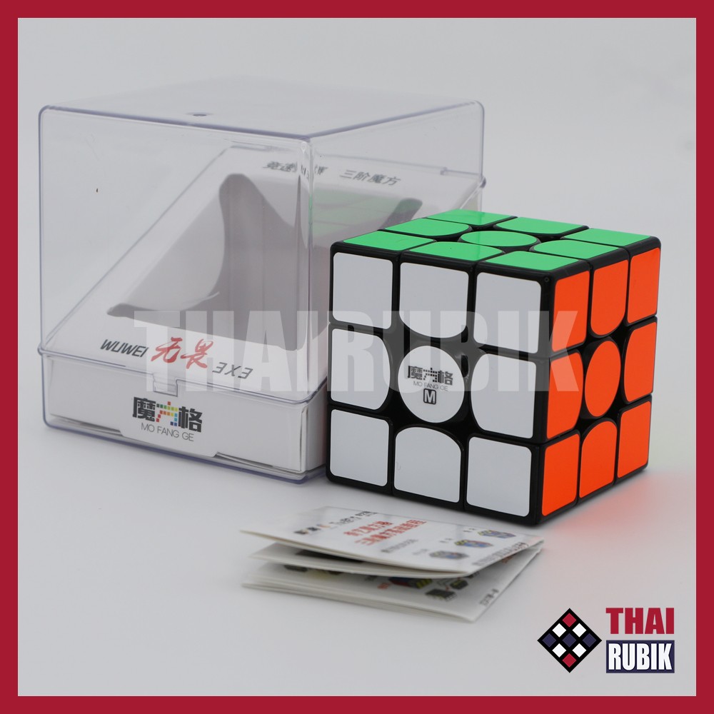 รูบิค 3x3 Qiyi Wuwei M (แม่เหล็ก) สีดำ | Shopee Thailand