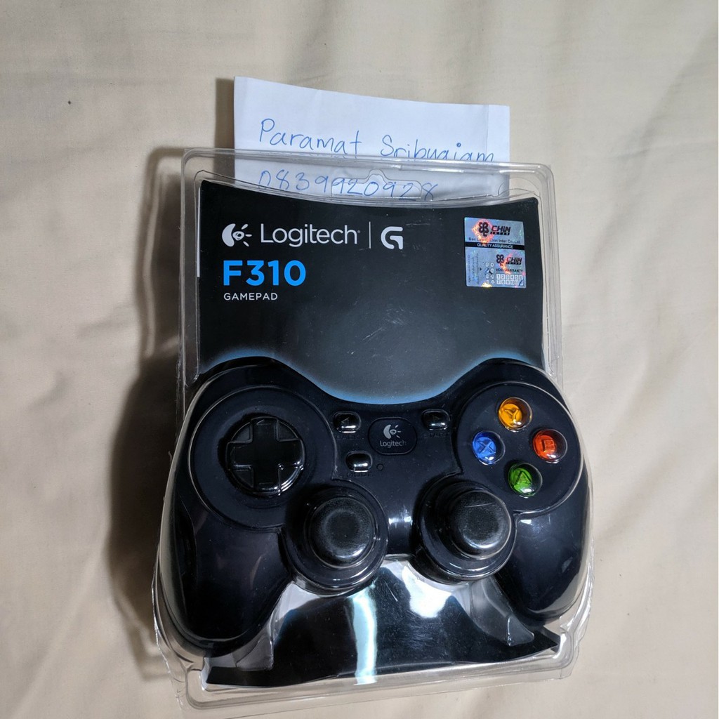 จอยเกม Logitech Gamepad F310 Game Controller ( พร้อมกล่อง + คู่มือ ...