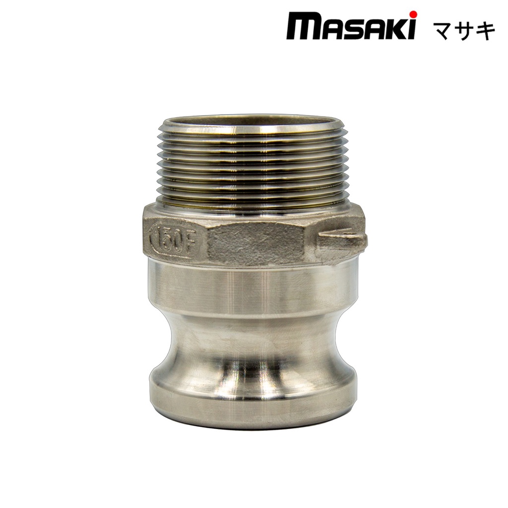 Camlock coupling part F SS316, สแตนเลส316, 2.1/2"-4" ข้อต่อสวมเร็ว BSP, NPT ฟิตติ้ง Quick ...