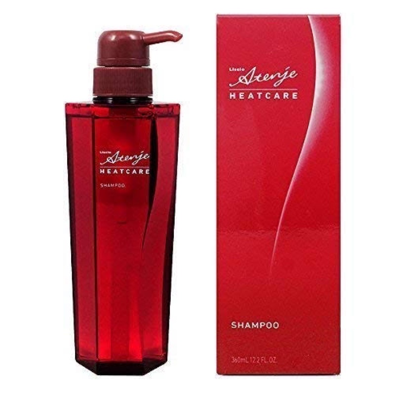 Milbon Lisco Atenje Heatcare Shampoo & Treatment 360 ml สำหรับผมยืดและดัดดิจิตอล (สูตร N ผม ...