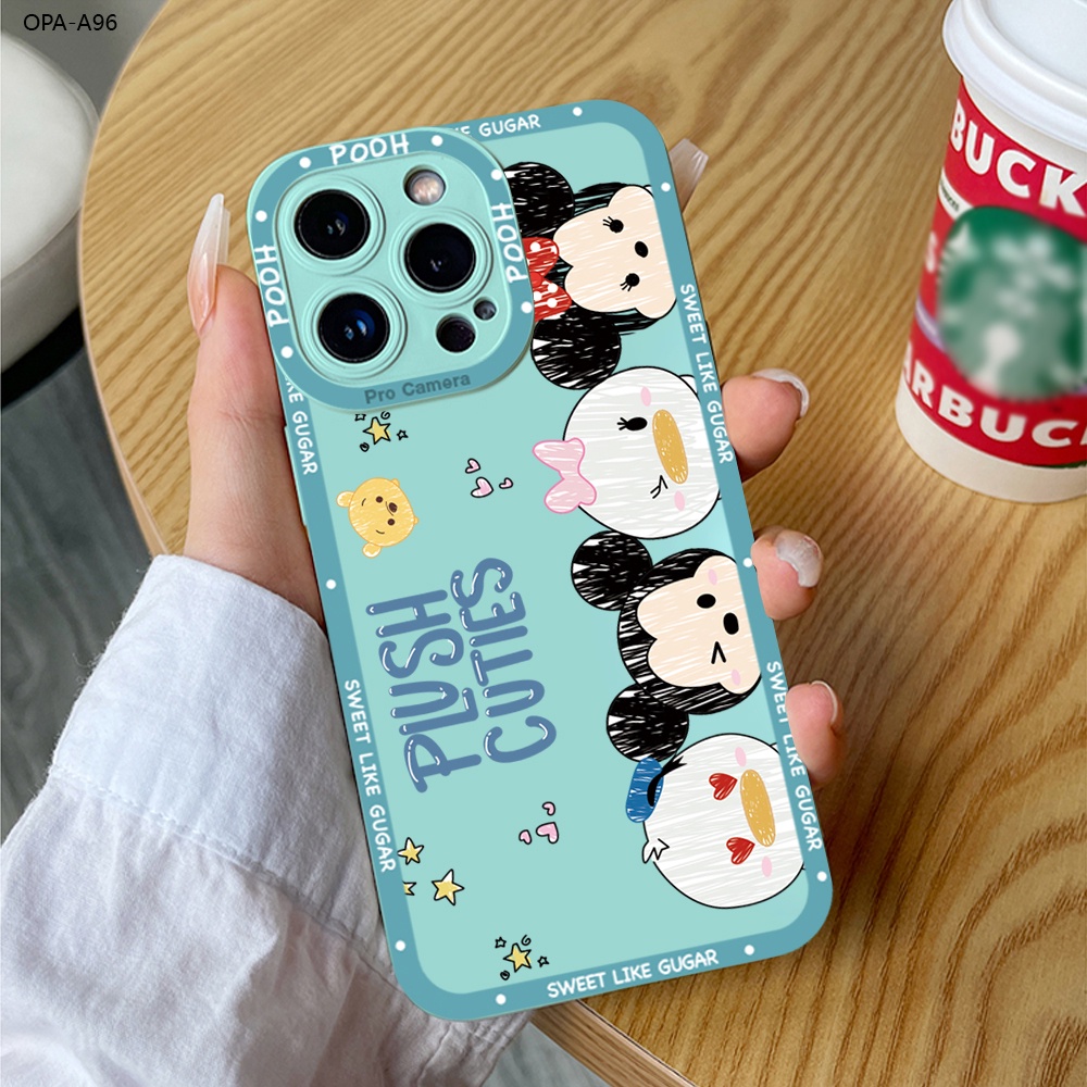 OPPO A55 A76 A36 A95 A74 4G 5G เคสออปโป้ สำหรับ Case lovers Mouse ...