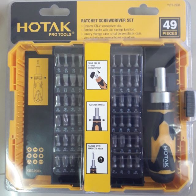 ชุดเครื่องมือ ไขควงอเนกประสงค์ 49 in 1 Hotak Pro Tools ของแท้ ใช้งานทน ...
