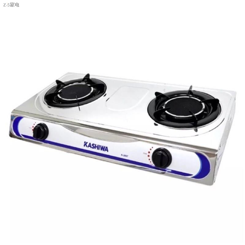 ♙KASHIWA เตาแก๊สหัวคู่หน้าสแตนเลส รุ่น K-2007 (หัวอินฟราเรดคู่) | Shopee Thailand