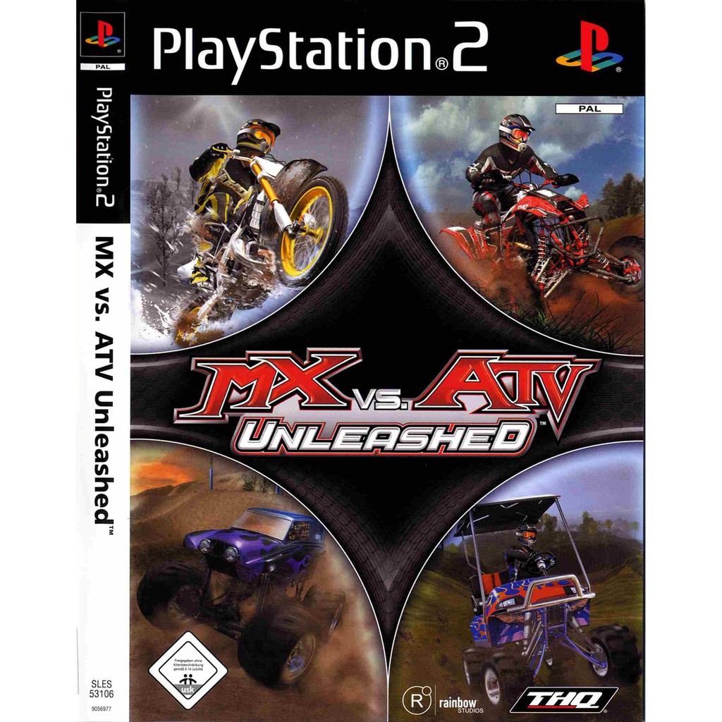 MX vs. ATV Unleashed (USA) PS2 แผ่นเกมส์ps2 เกมเพล2 เกมมอเตอร์ไซต์วิบาก ...