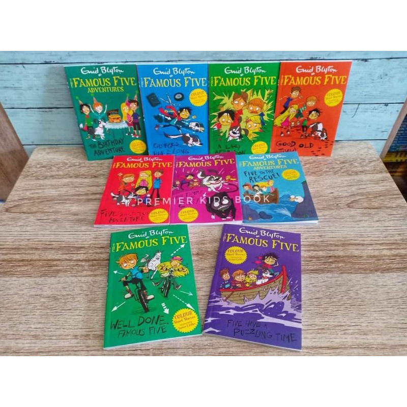 The Famous five Stories collection 9 books Boxset by Enid blyton ...