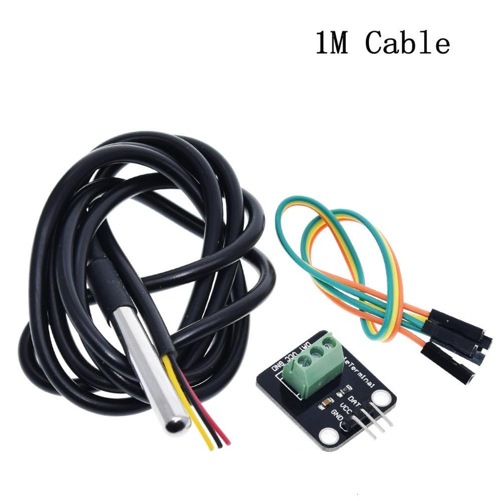 DS1820 Stainless steel package Waterproof DS18b20 temperature probe ...