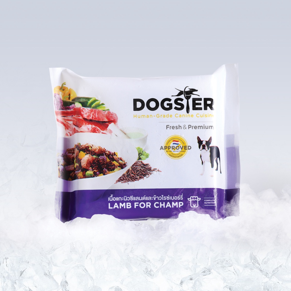 DOGSTER FRESH ด็อกส์เตอร์ เฟรช ขนาด120g. อาหารมื้อหลักสุนัข/อาหารสดแช่ ...