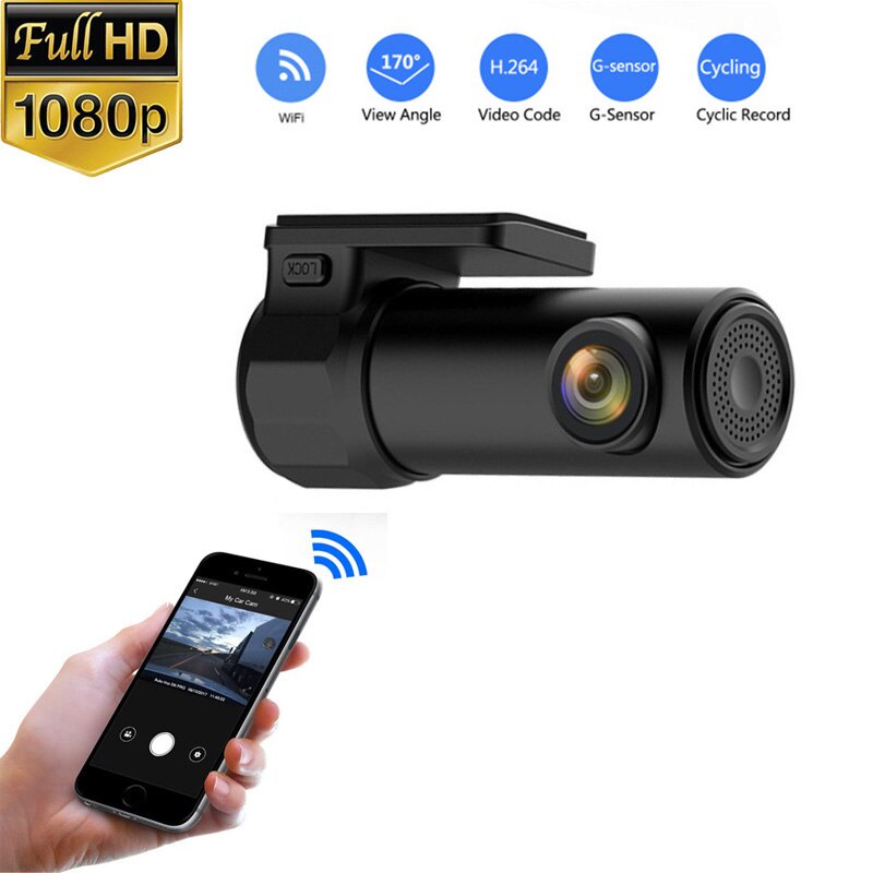 Mini ซ่อน 1080P WIFI Dash Cam DVR Dash กล้องรถ WIFI Dash Cam กล้อง ...