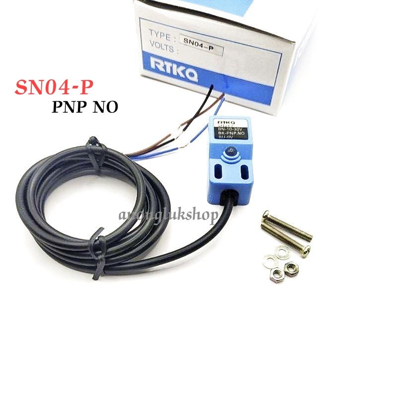 SN04-P Proximity sensor 3สาย (10-30vdc) PNP NO ระยะจับโลหะ 4มิล ...