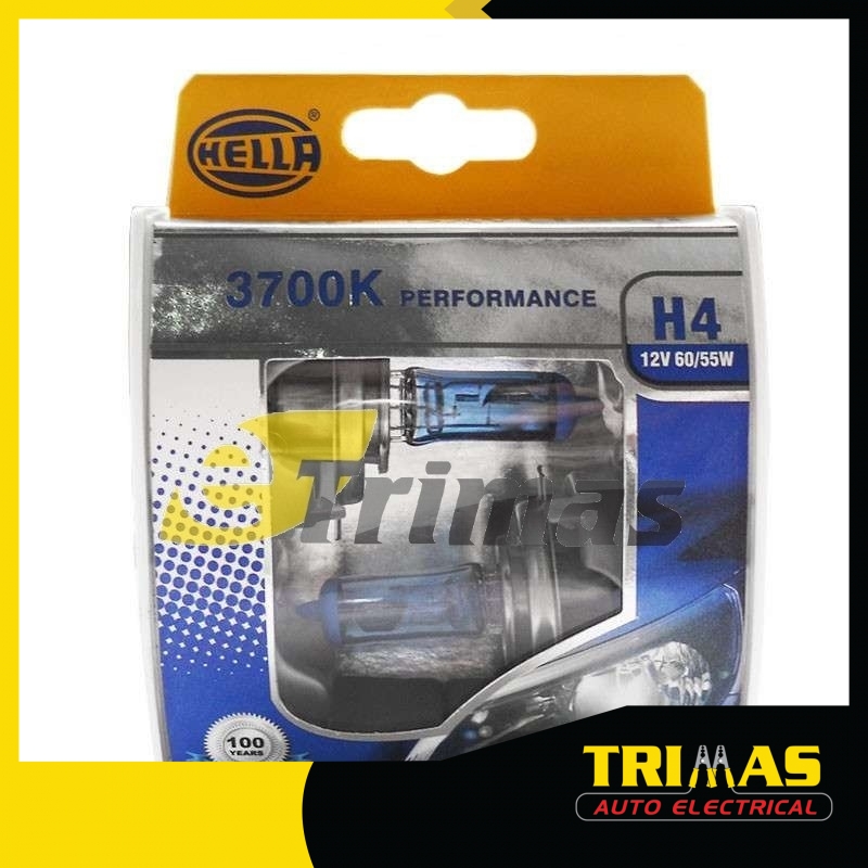 Hella Germany White DayLight Performance หลอดฮาโลเจน 3700K H1/H4/H7 ...