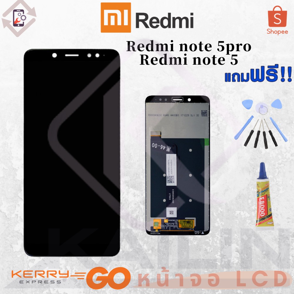 KaiLin หน้าจอยกชุด LCD+ทัสกรีน For XiaoMi RedMi Note5 /Redmi note5pro | Shopee Thailand