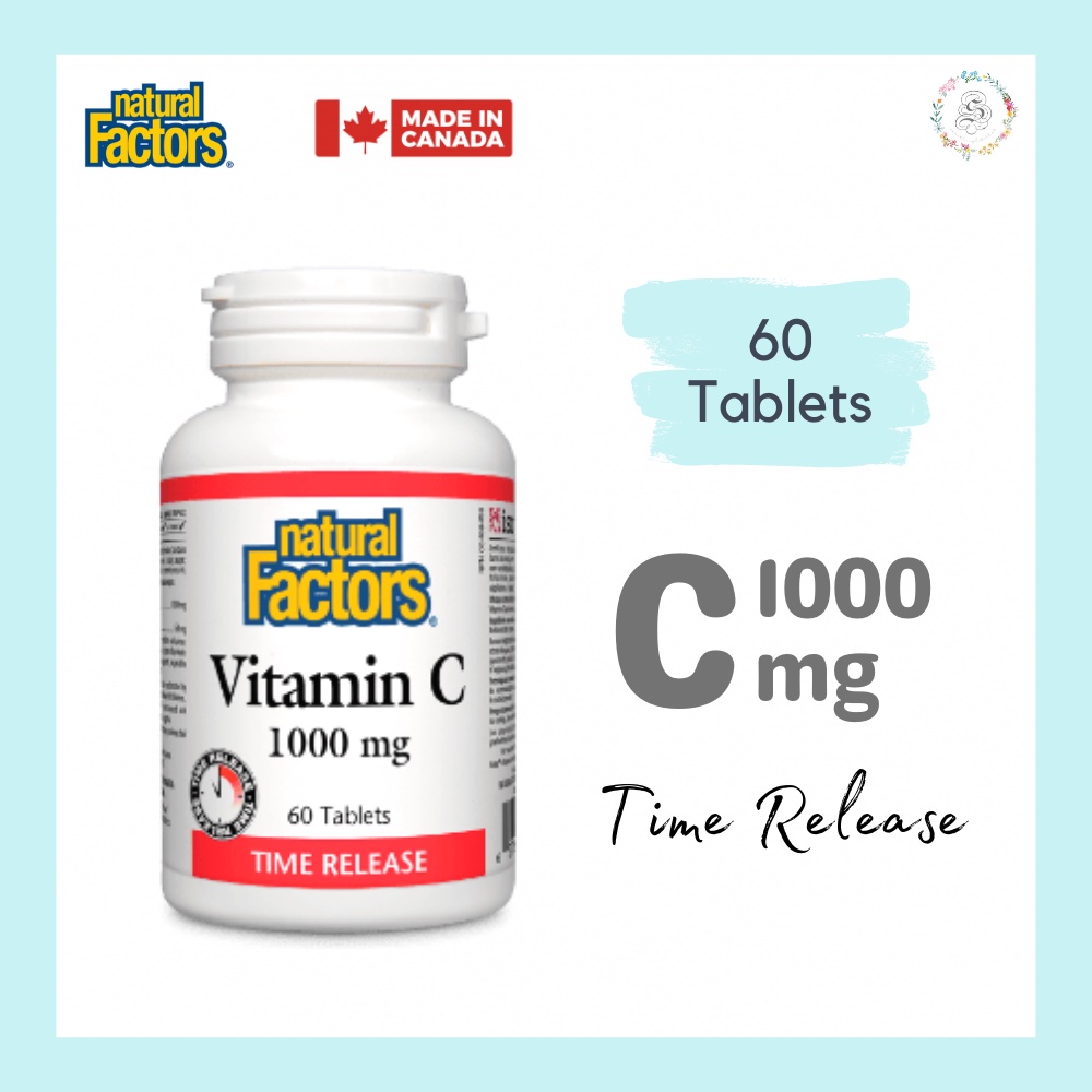 [Exp: 10/24] Vitamin C Time Release, 1,000 mg, 60 Tablets * Natural ...