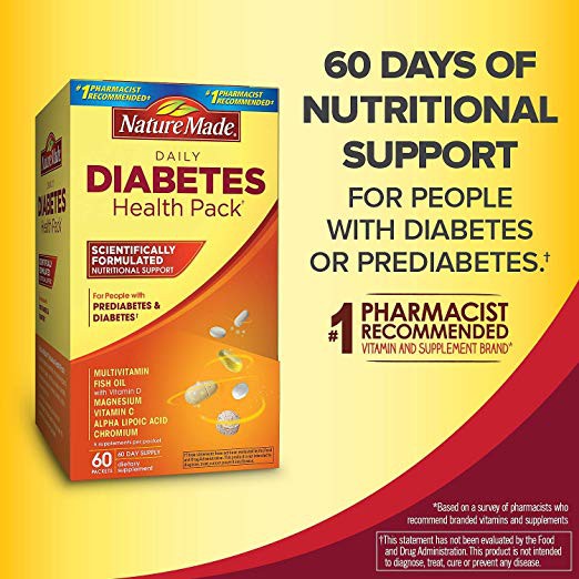 Nature Made® Diabetes Health Pack 60 Packets | Shopee Thailand