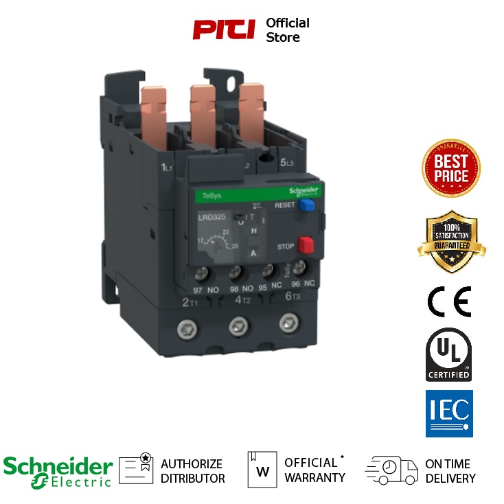 SCHNEIDER ELECTRIC รุ่น LRD325 - Thermal overload relay, 17 - 25A โอ ...