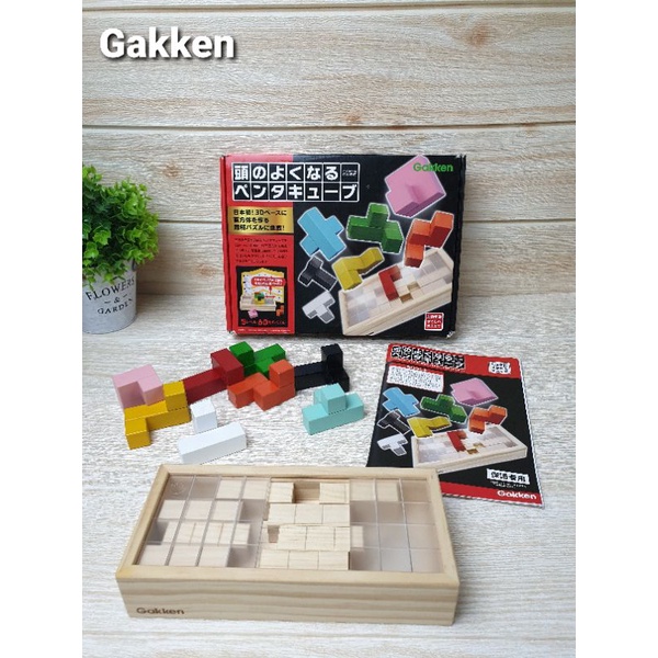 เกมส์ไม้ปริศนา แบรนด์ Gakken : Penta Cube | Shopee Thailand