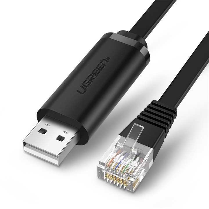 UGREEN สายเคเบิล แปลง USB เป็น RJ45 Console Cable RS232 Serial อะเเดปเต ...