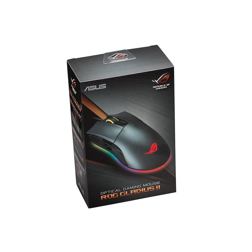 ASUS P502 ROG Gladius II Wired Optical Gaming Mouse 12000 DPI | Shopee ...