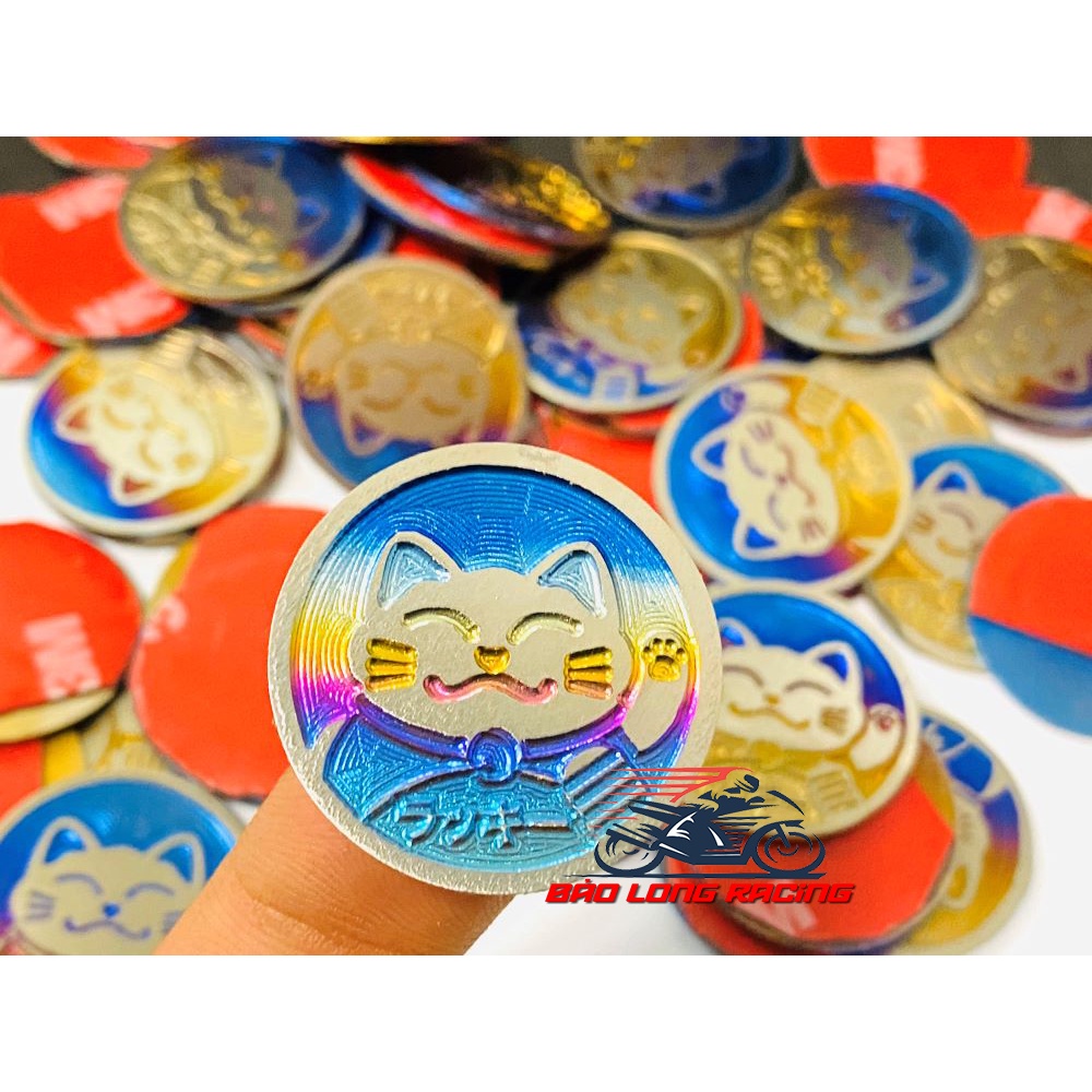 Lucky Motorcycle Cat TiTanium Stamp ( TiTanium100 % ) | Shopee Thailand