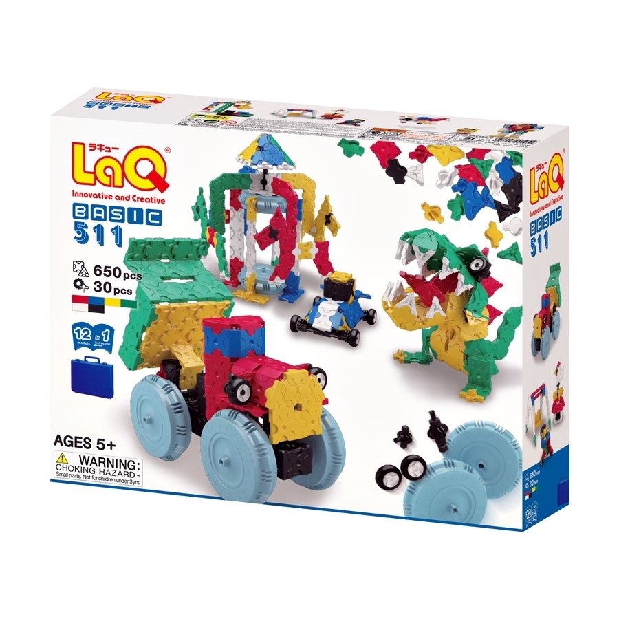 LaQ Basic 511 ลาคิว ชุด เบสิค 511 ตัวต่อเสริมพัฒนาการ เสริมทักษะ ผลิตในญี่ปุ่น สำหรับเด็ก 5 ขวบ ...