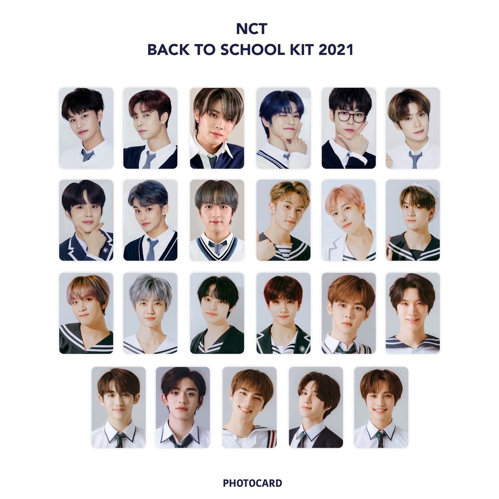 ชุดโฟโต้การ์ด NCT Back To School Kit 2021 23 ชิ้น | Shopee Thailand