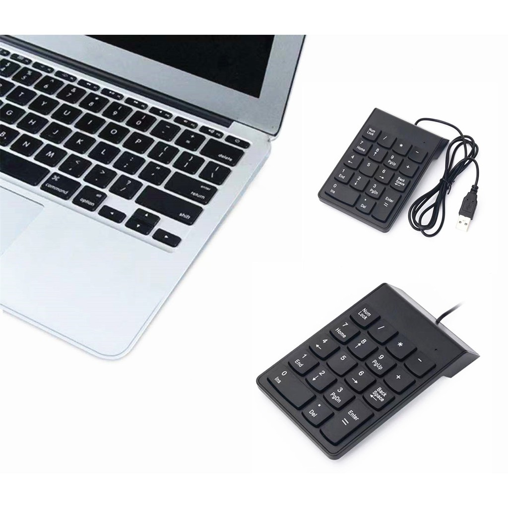 Lemary USB Number Pad Numpad Numeric Keypad 18 Keys แป้นพิมพ์สำหรับแล็ปท็อปเดสก์ท็อปพีซี ใหม่ ...