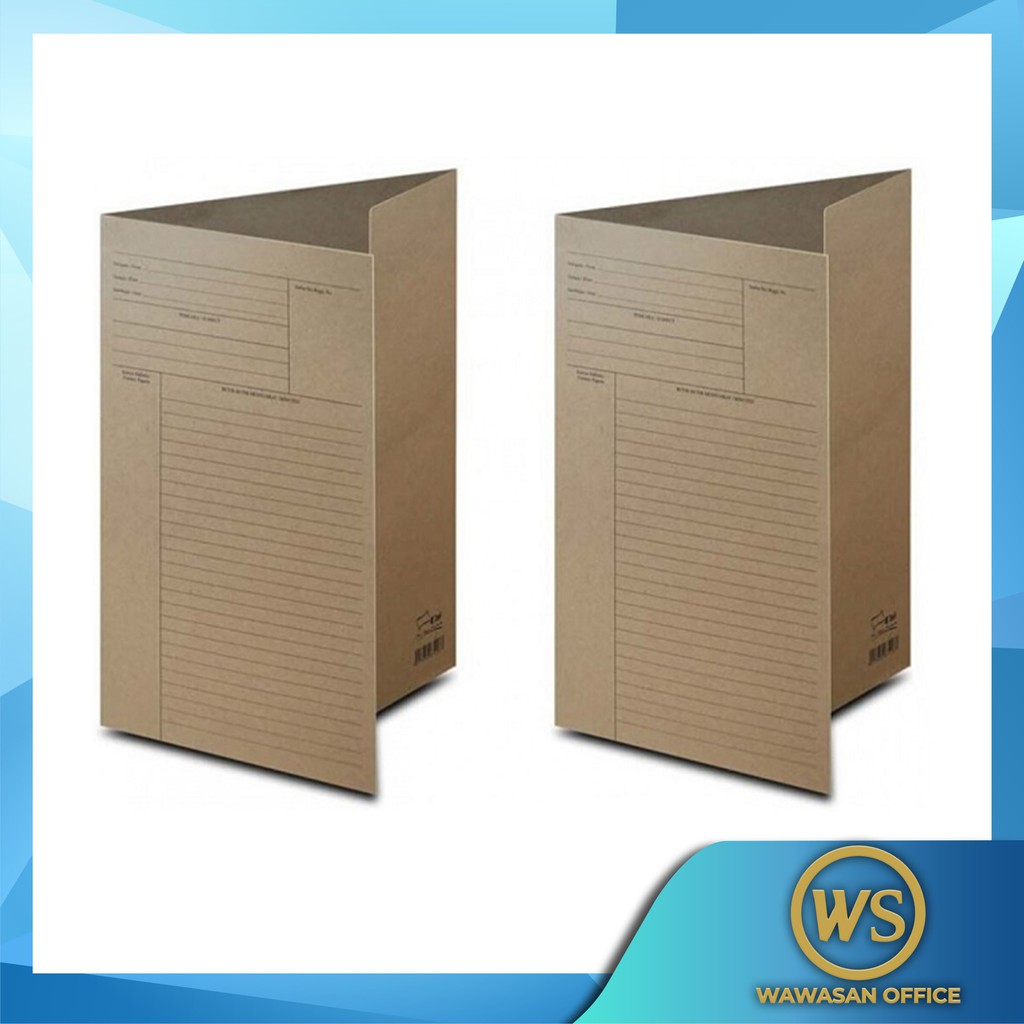 Brown แฟ้มกระดาษคราฟท์ สีน้ําตาล 5 ชิ้น | Shopee Thailand