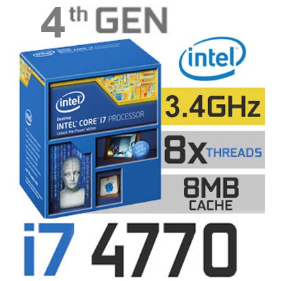 CPU INTEL CORE i7 4770 (Socket 1150) มือสอง พร้อมส่ง แพ็คดีมาก ...