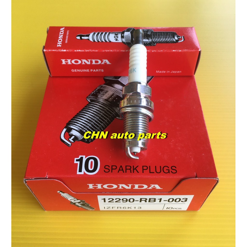 หัวเทียน เข็ม แท้ cityปี07-15 jassปี08-14(ชุดประหยัด4หัว) เบอร์ศูนย์ 12290-RB1-003 IRIDIUM Honda ...