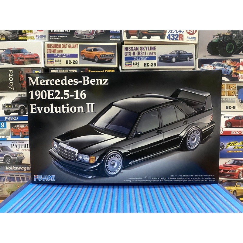 Benz 190E EVO II 1/24 โมเดลรถประกอบ Fujimi | Shopee Thailand