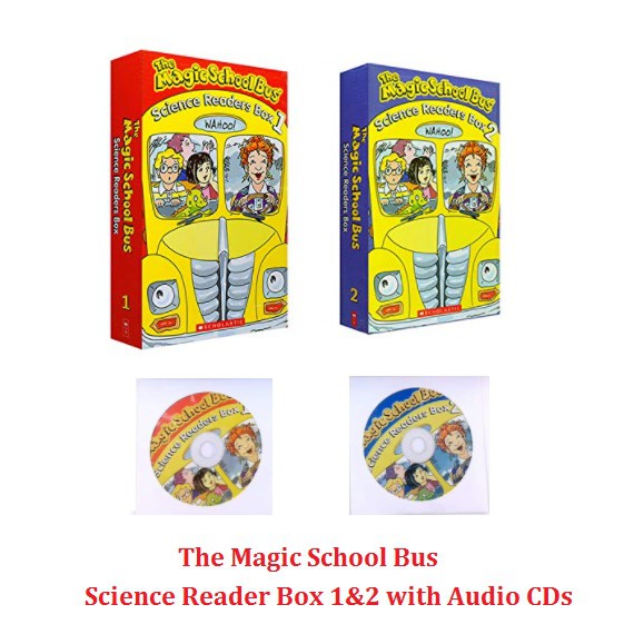 Magic School Bus Readers Box 1&2 (20 Books with CDs) พร้อมส่ง | Shopee ...