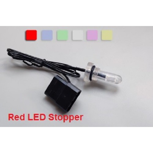 Stopper LED Red, จุกปิดรูแทงค์ ขนาด 1/4 ไฟled *สีแดง ชุดน้ำระบบเปิด ...