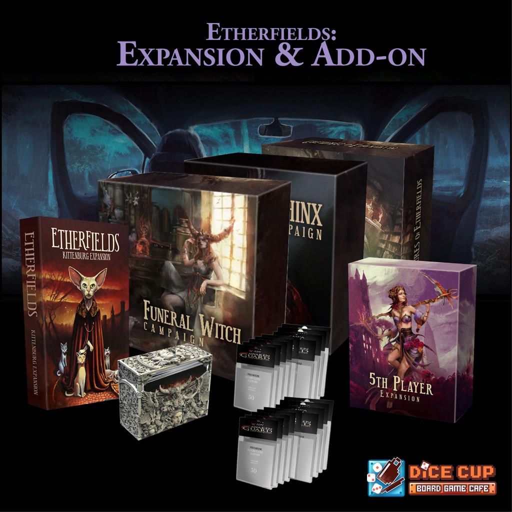 [ของแท้] Etherfields Kickstarter (Expansion & Add-ons) Creatures of Etherfields 2 Board Game ...