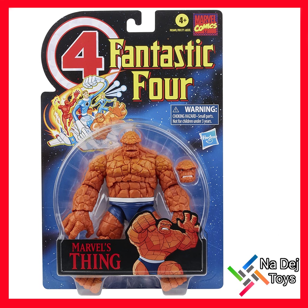 Marvel Legends Retro Fantastic Four The Thing 6" Figure มาร์เวล เลเจน ...