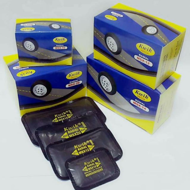 แผ่นปะยางเรเดียล ยี่ห้อ KWIK PATCH MSX KWIK Patch MSX-20 ขนาด 76mm ...