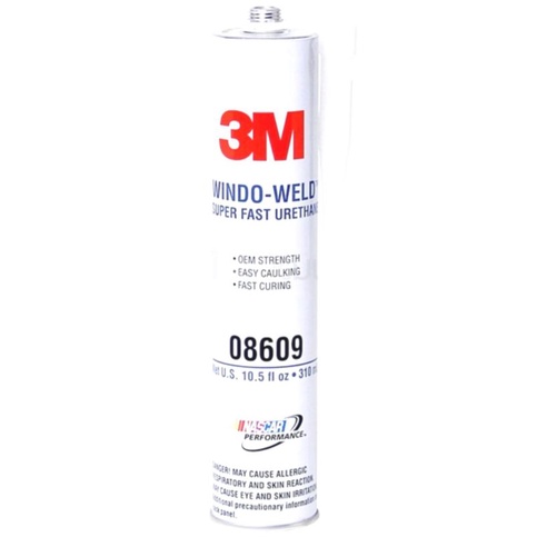 3M 08609 ซิลิโคนสำหรับติดกระจกรถ สีดำ มีกลิ่นน้อย แห้งตัวเร็ว ไม่ ...