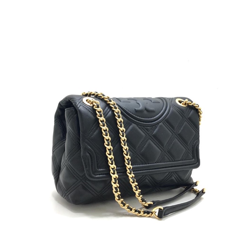 Tb Fleming Claret กระเป๋าสะพายข้าง หนังนิ่ม ขนาดกลาง | Shopee Thailand