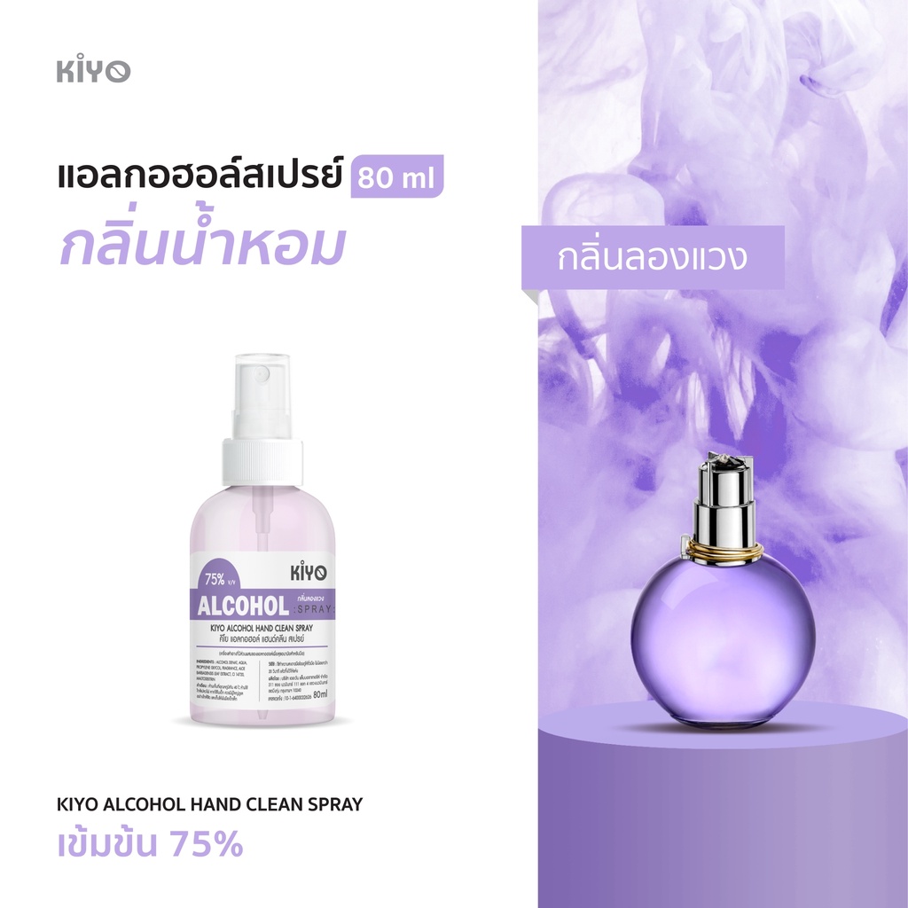 สเปรย์ 80ml "กลิ่นลองแวง" Alcohol 75% กลิ่นน้ำหอมแบรนด์ดัง เหมือนฉีดน้ำหอม (ขนาดพกพา) | Shopee ...